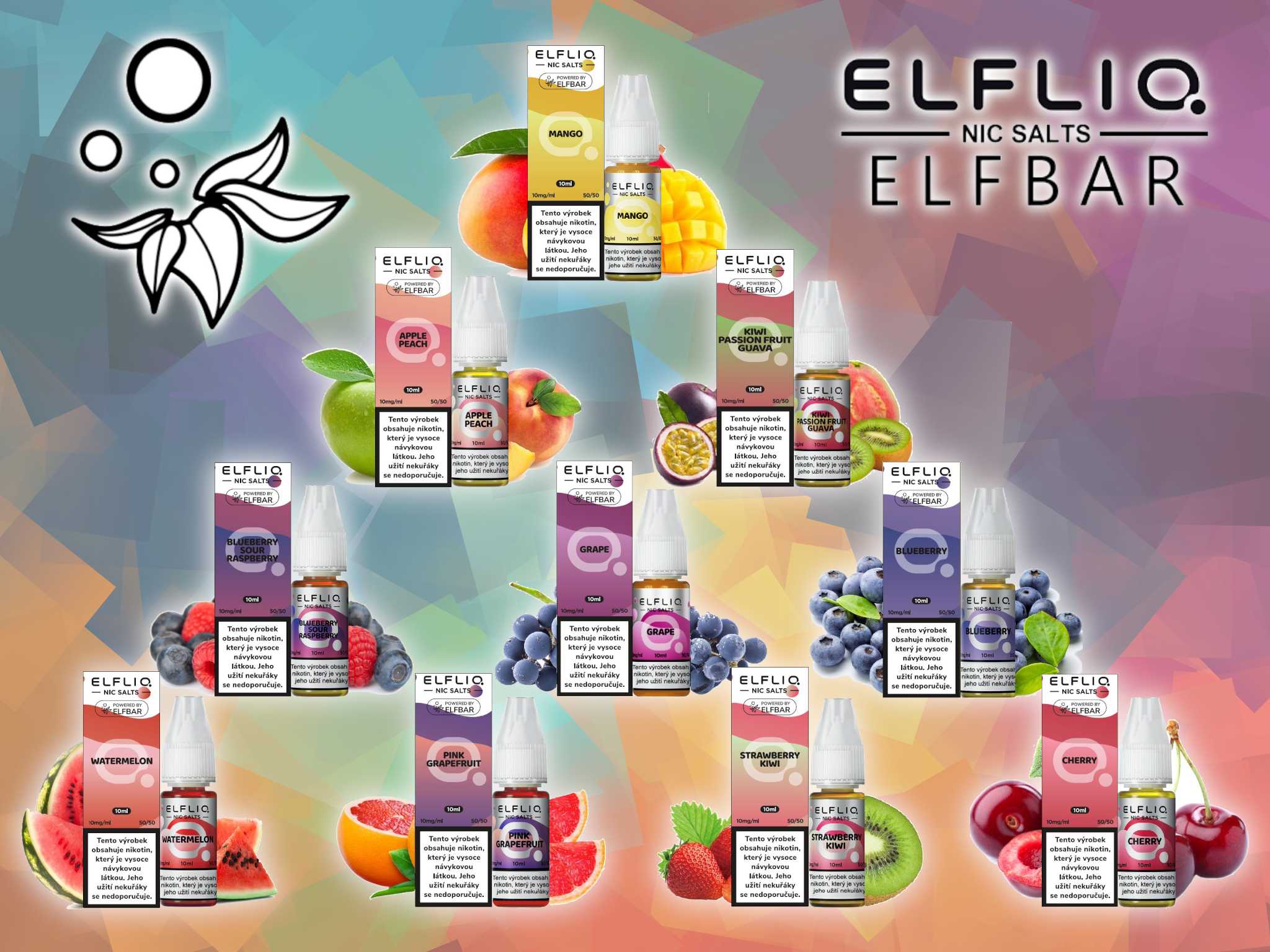 Liquid ELFLIQ Nic SALT - Vape shop v centru Liberce